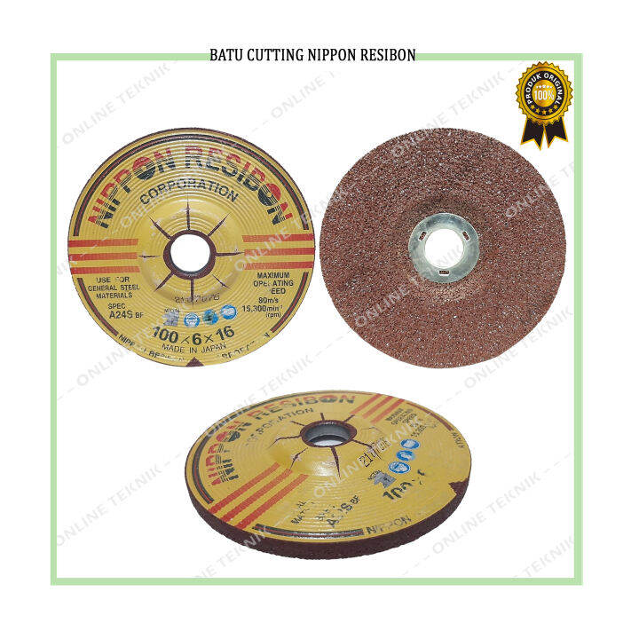NIPPON RESIBON Batu Gerinda Poles 4x6/Batu Grinda Poles 4"x6mm ORIGINAL ...