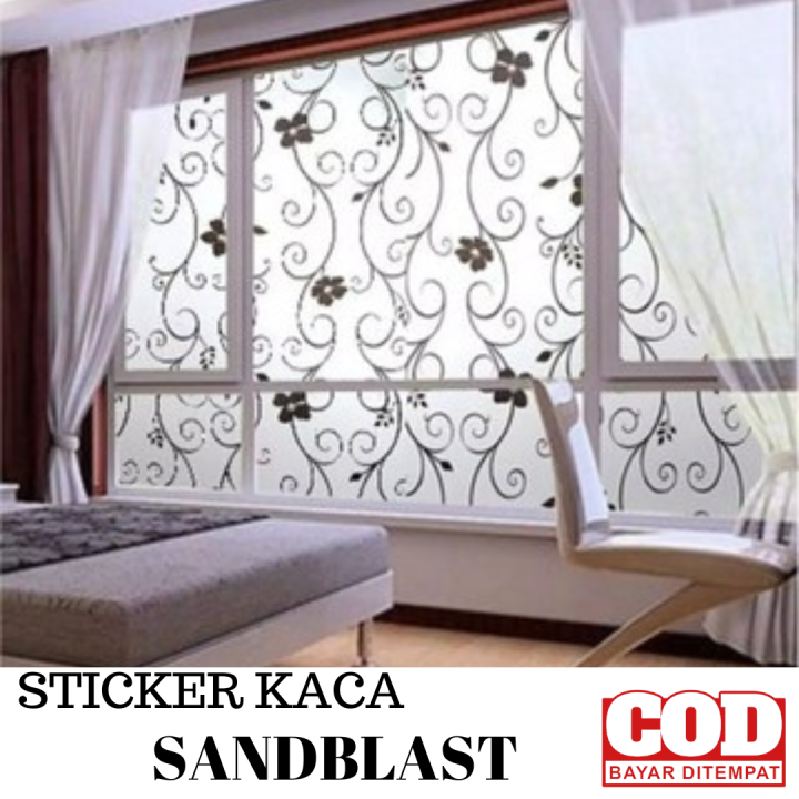 Stiker Kaca Ukuran 45cm X 100cm Sticker Kaca/Kamar Mandi/Stiker Kaca ...