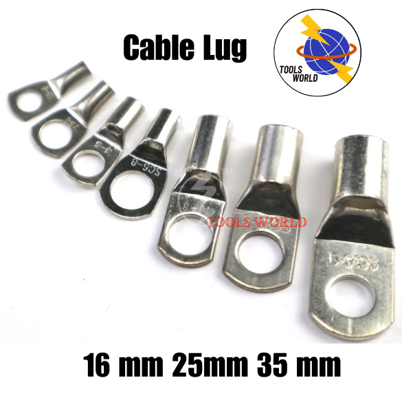 Cable Lug SC Series 16mm / 25mm / 35mm Full Copper Cable Lug - 1 PC ...