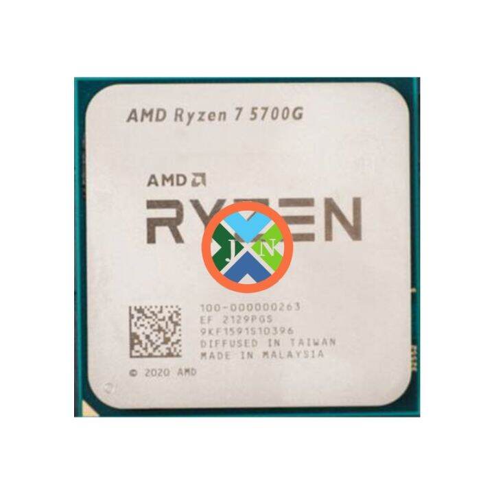 1ใหม่ AMD Ryzen 7 5700G R7 5700G 3.8Ghz แปด-Core 16-Thread 65W L3 ...