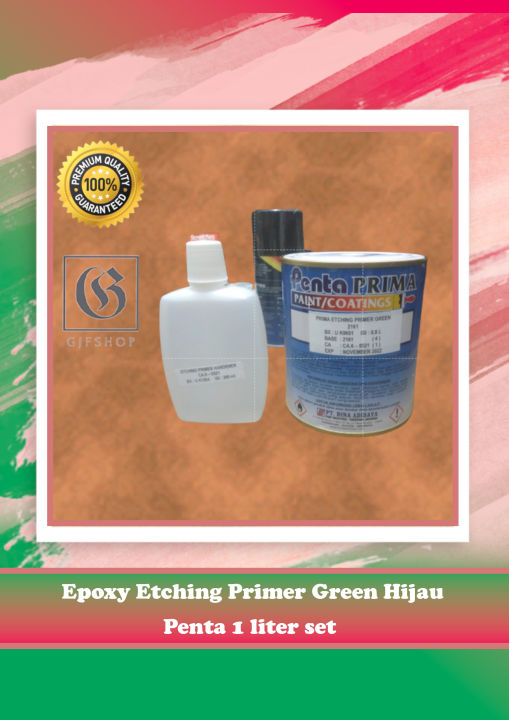Epoxy Etching Primer Green Hijau Penta 1 liter set | Lazada Indonesia