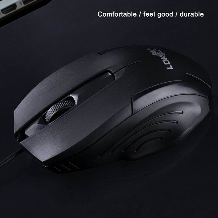 OH Optical Mice Mini USB Portable Ergonomic Computer 3D Corded Gaming ...