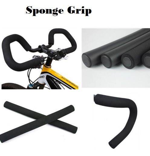 Bicycle Sponge Grips Black x2Unit | Lazada