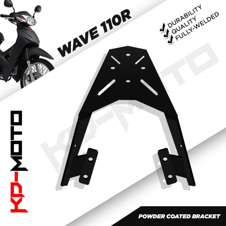 Honda wave 110R motorcycle rack Top Box Bracket /monorack /wave 110r ...