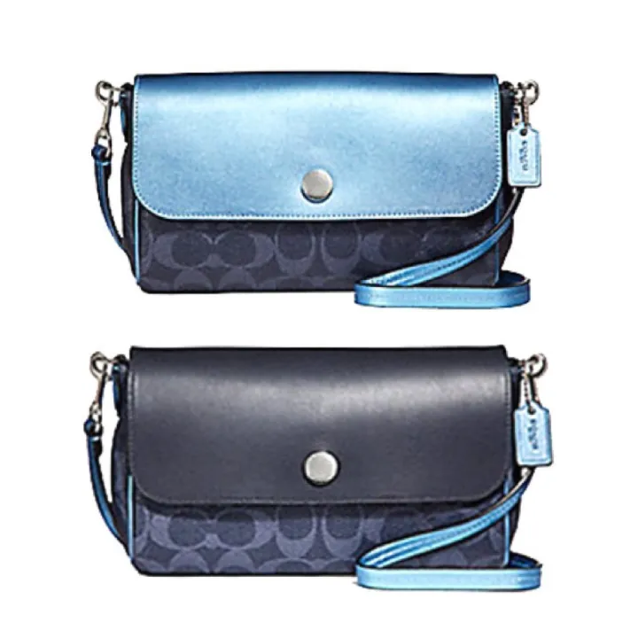 กระเป๋าสะพาย COACH แท้ ปรับได้ 2 สี สายยาวสะพายเฉียงได้ ทรงสวย COACH ...