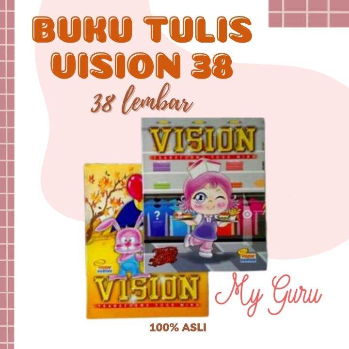 [PAK] BUKU TULIS VISION 38 LEMBAR | Lazada Indonesia