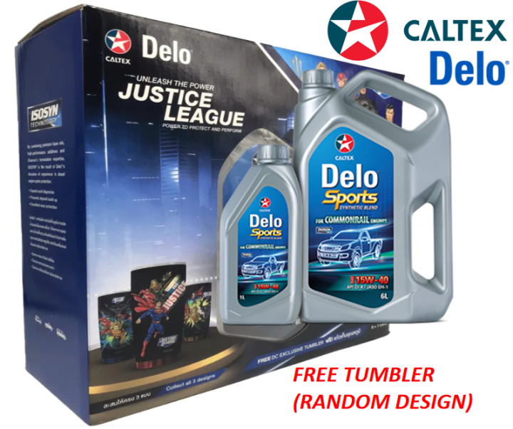 Delo® Sports Synthetic Blend SAE 15W-40 Synthetic Blend | Lazada