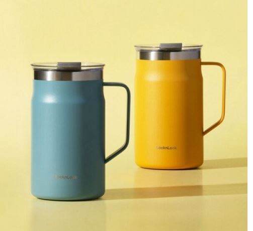 ★LocknLock★ Metro Colorful Coffee Tea Table Mug Thermal Thermos 600ml ...