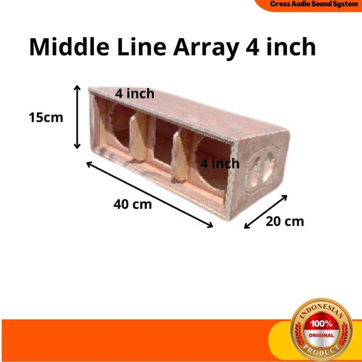 Box Sound System Speaker Middle Line Array 4 inch Triplek 12mm | Lazada ...