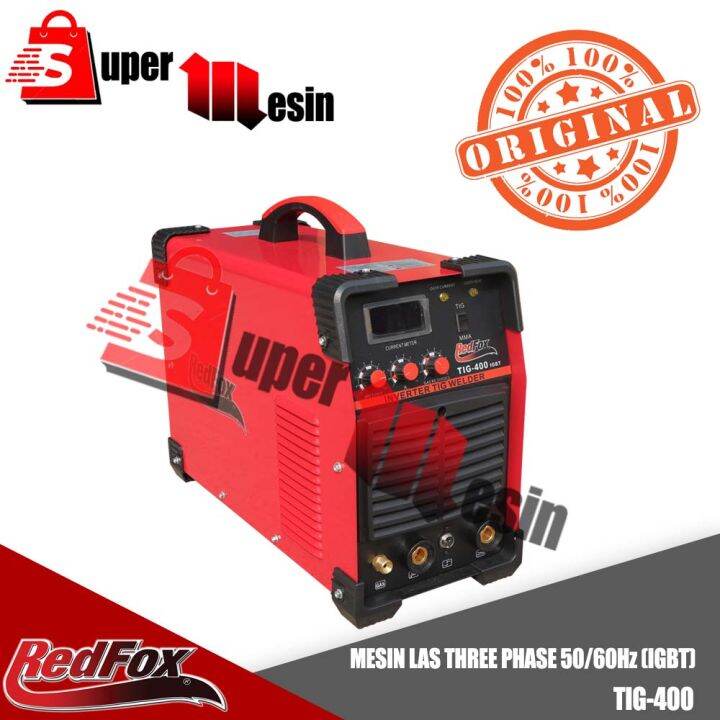 Mesin Las Trafo Las Welding Inverter three phase TIG 400 Redfox ...