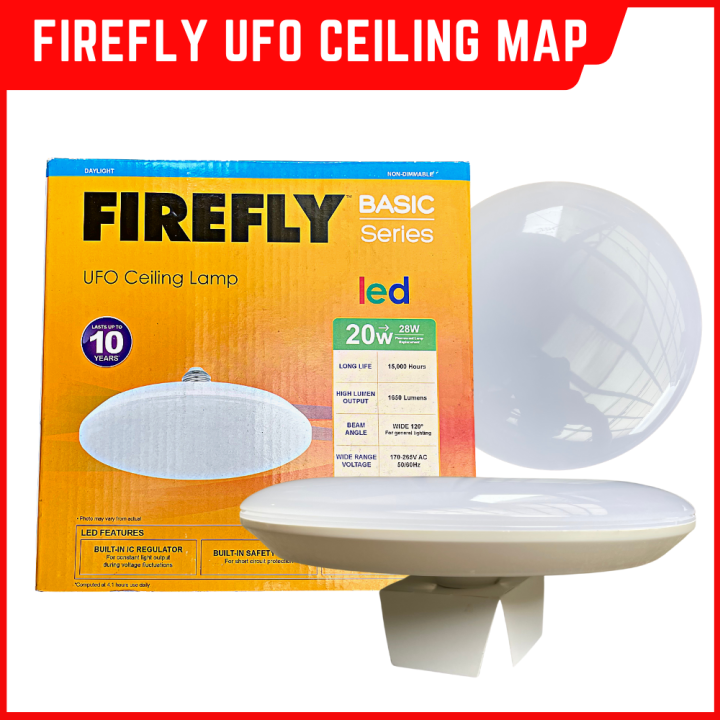 Firefly UFO LED Bulb 20 watts (F20WUFO) | Lazada PH
