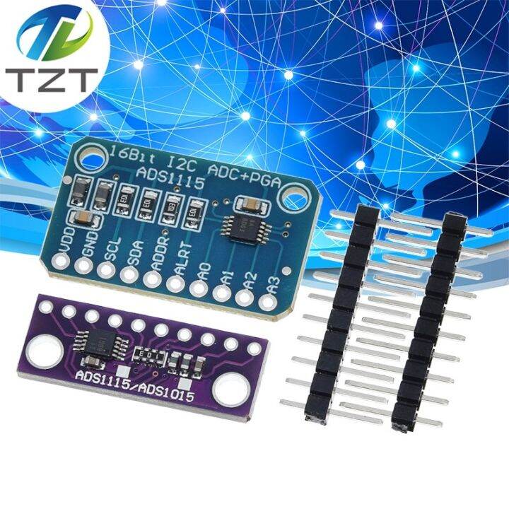 ADS1115 16 Bit I2C Module Precision ADC 4 Channel Development Board Pro ...