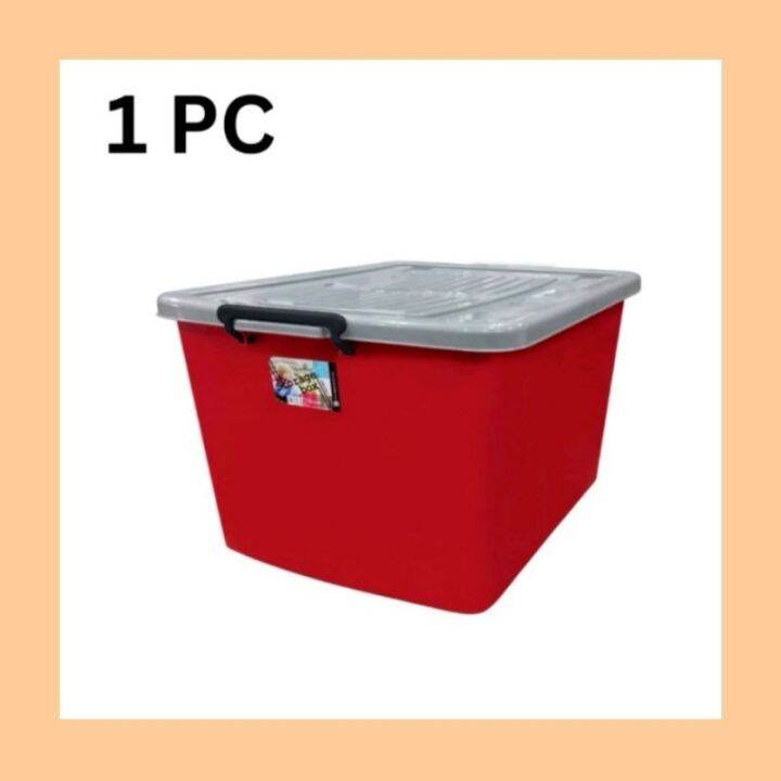 [Ready Stock] HICOOK Apple Lady 1 Pc 105 Liter Storage Box Kotak ...