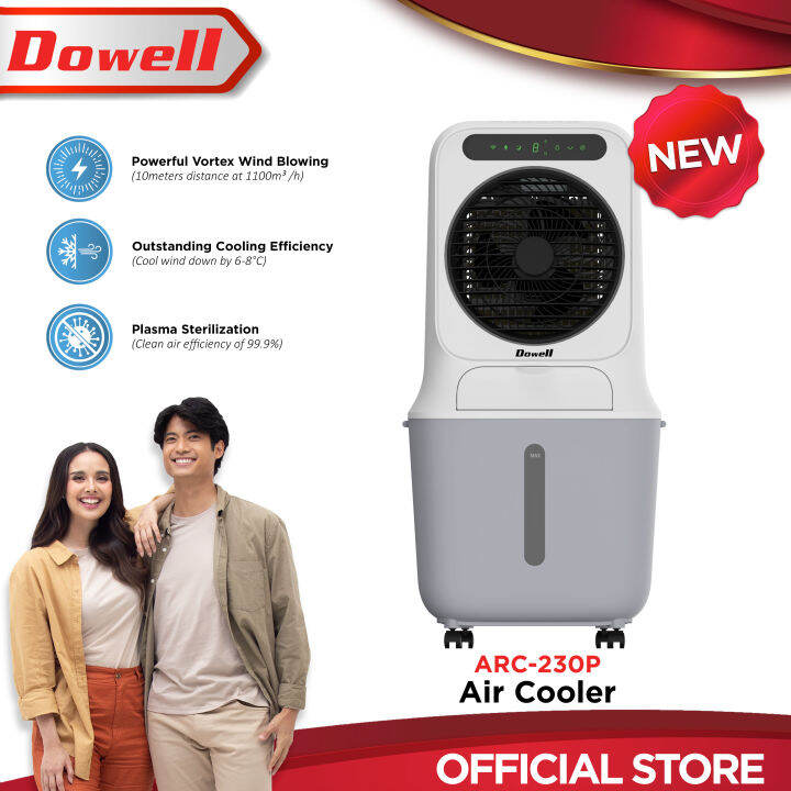Dowell ARC-230P 23L Detachable Water Tank Air Cooler with Plasma Sterilization | Lazada PH