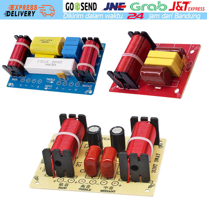 2/3 Way Speaker Modul Crossover Frekuensi Audio Hi-Fi 3 Arah 3 Unit ...