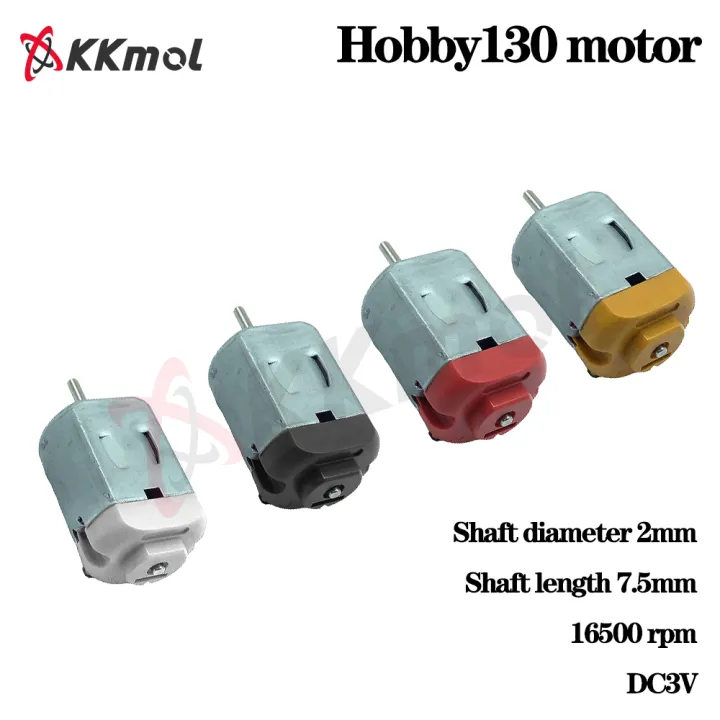 Original KKmol R130 Motor Type 130 Hobby Micro Motors 3-6V DC 0.35-0.4A ...