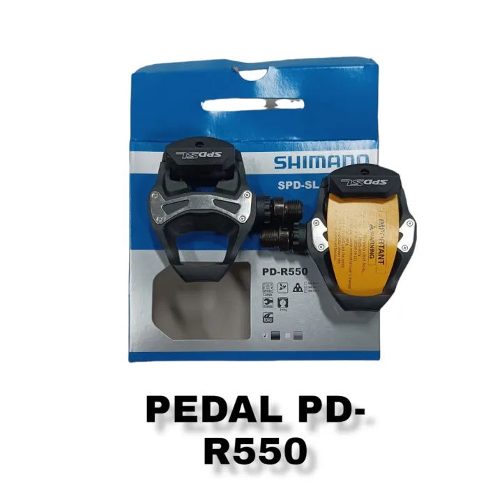 PEDAL ROAD SHIMANO R550 W /CLEATS BLACK | Lazada PH