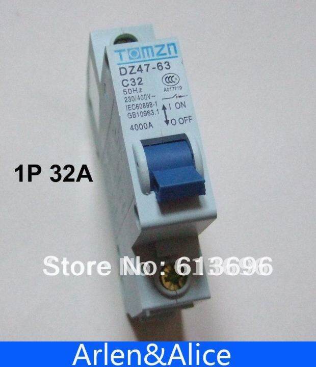 【XX】1P 32A 230/400v~ 50HZ/60HZ Mini Circuit breaker MCB C45 C TYPE ...