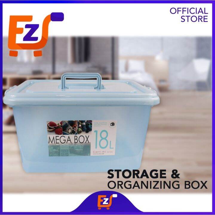 EZ DEAL Megabox 18Liters High-Quality Plastic Storage and Organizing ...