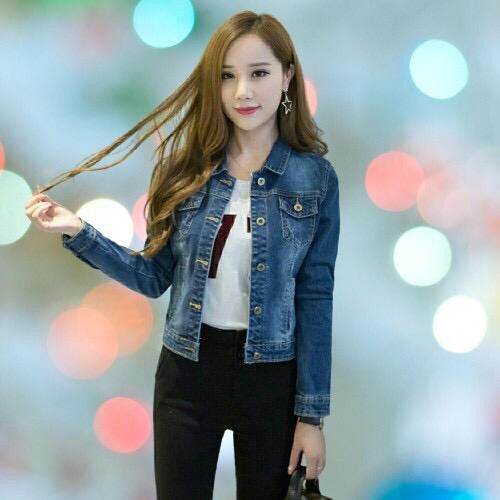 Fashionable Denim ledis jacket | Lazada