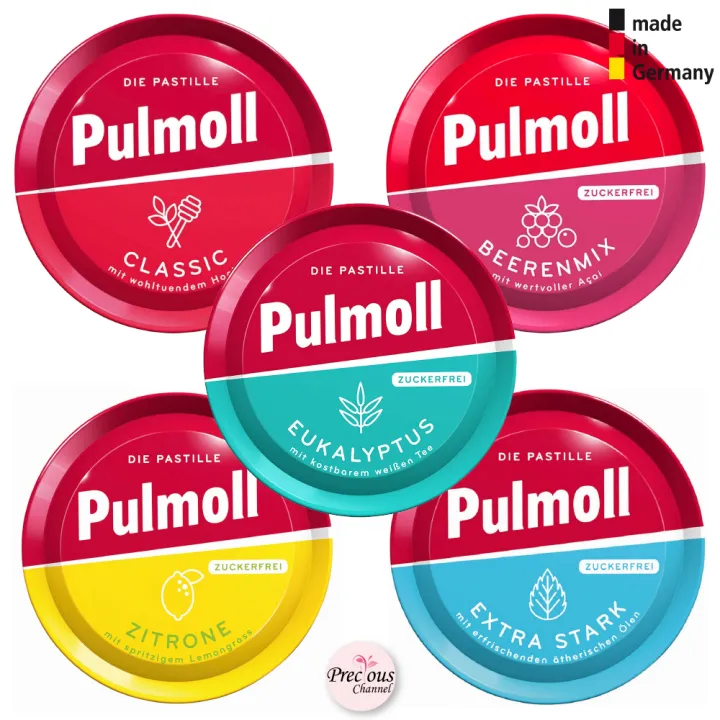 Pulmoll ลูกอมปราศจากน้ำตาล ลูกอมแก้ไอ สินค้าจากเยอรมัน | Lazada.co.th