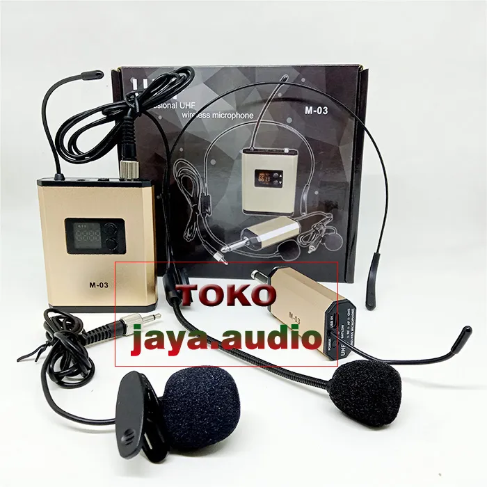 Mic Headset Clip On M03 Mik Wireless Bando / Jepit Mik Imam Sholat Di ...
