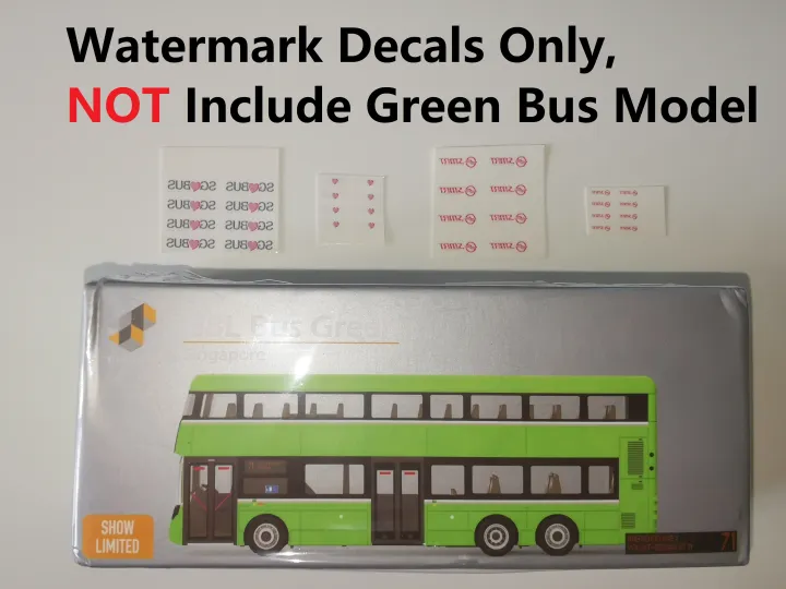 SG ️BUS and SMRT Logo Watermark Decals | Lazada Singapore