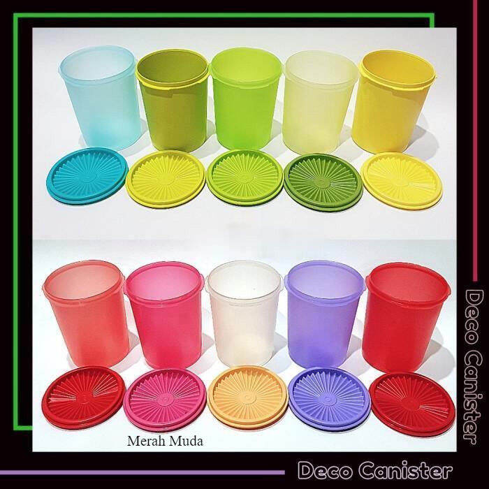 Tupperware Small Deco Canister 1,2L / Toples Snack Tupperware | Lazada ...