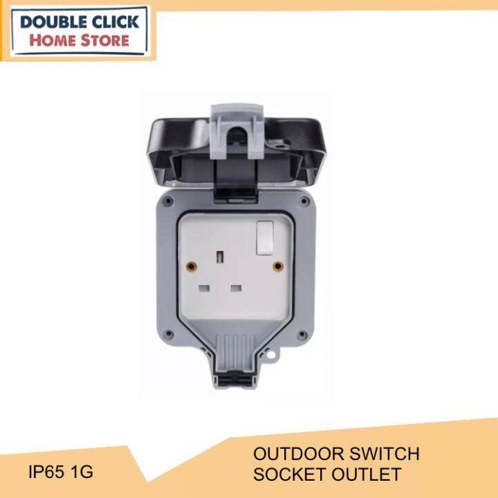 IP66 13A 881S 1Gang weatherproof waterproof outdoor switch socket ...