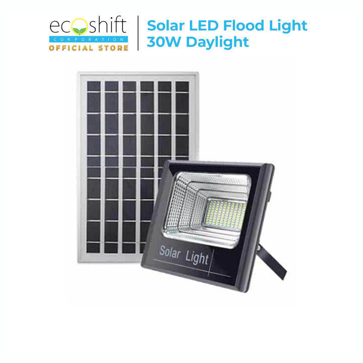 EcoShift | Solar LED Flood Light 30 Watts Daylight | Lazada PH