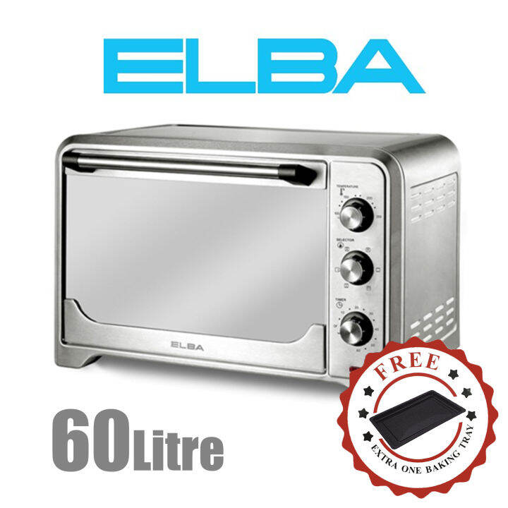 [SPECIAL PROMO] ELBA 60L ELECTRIC OVEN EEO-E6090(SS) | Lazada
