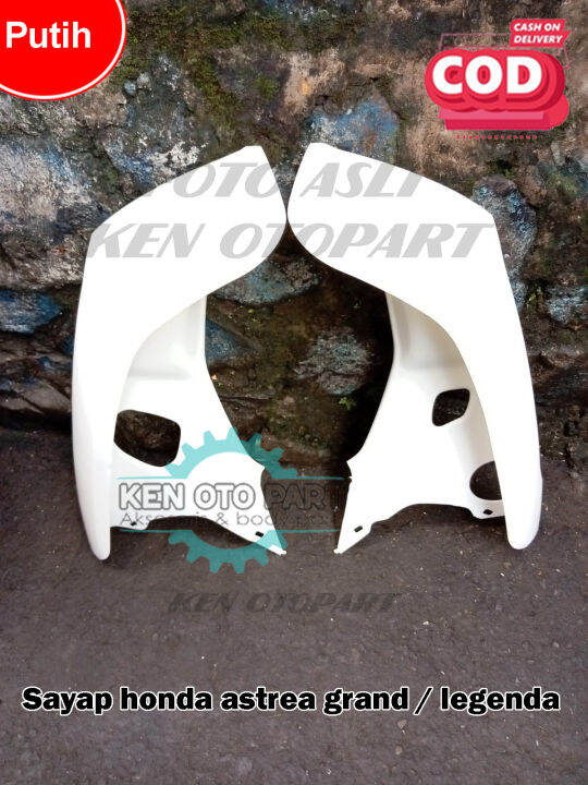 Sayap Astrea Grand Legenda - Dek Cover Motor Sayap Grand Legenda Putih ...