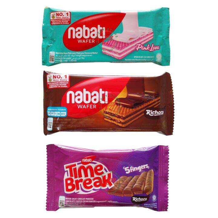 Nabati Wafer/Time Break 16gr renceng | Lazada Indonesia