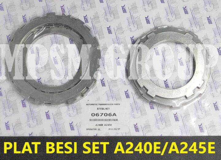 PLAT BESI SET A240/A241 TOYOTA KORONA/SOLUNA/GREAT COROLLA/ABSOLUTE 98-UP TRANSMISI MOBIL MATIC ...
