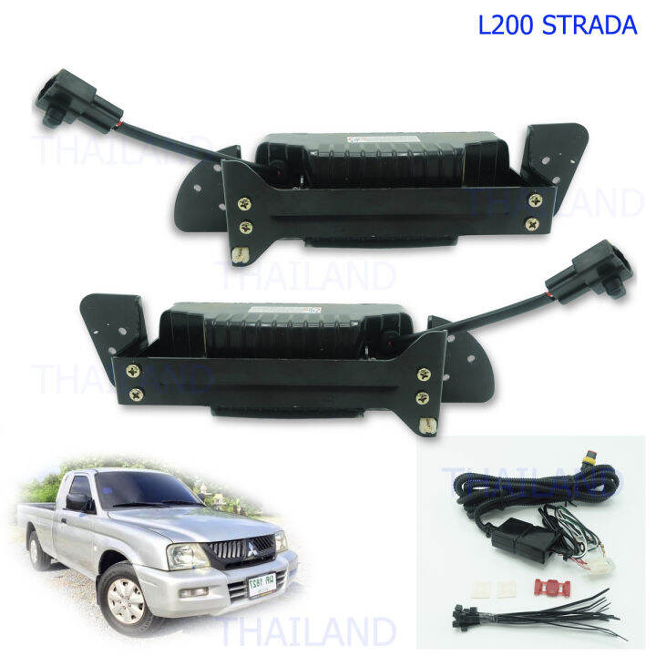 ชุดสปอตไลท์ เลนส์ใส มิสซูบิชิ สตาร์ด้า สี ใส Mitsubishi Stradaจำนวน 2 ...