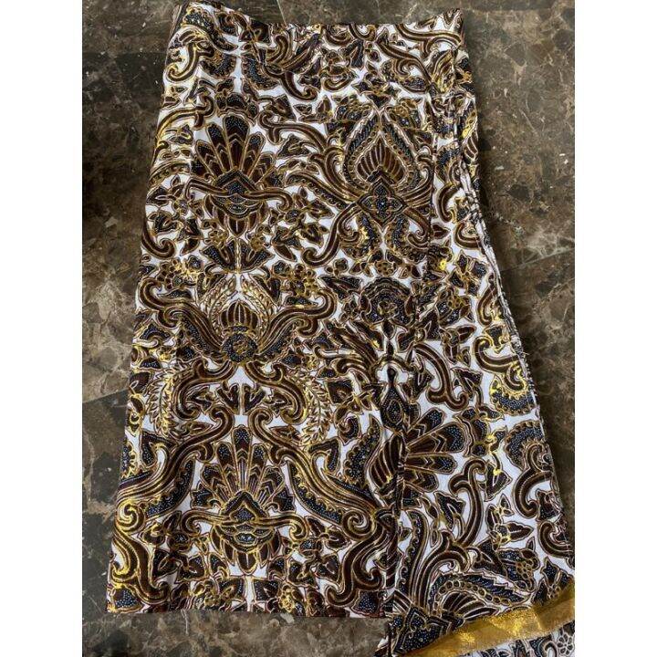 kain pengantin sunda pria prada kain separo kain jarik batik pengantin sunda sepasang | Lazada ...