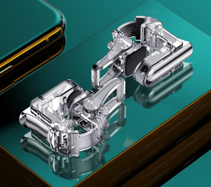 จอยยิงมือถือ GT01 Silver สีเงิน จอยยิงควบคุมเกมแนว FPS ส่งเร็ว ประกัน ...