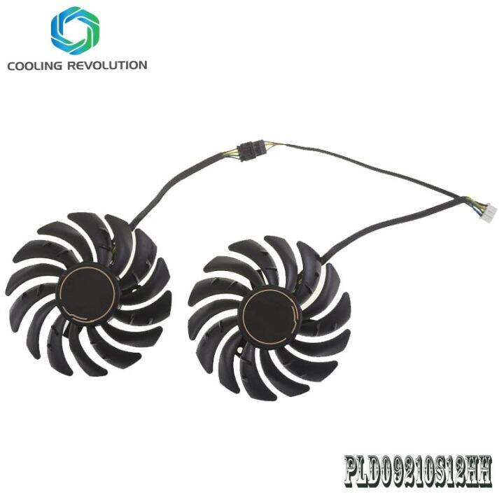 【CW】 87MM PLD09210S12HH 4Pin RX5600 RX5700 Cooler Fan For MSI RADEON RX ...