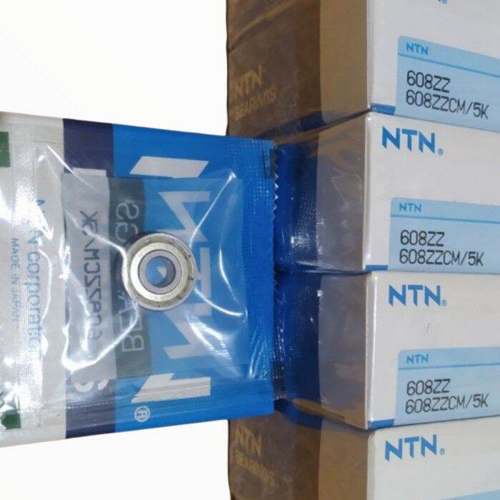 bearing motor 608 zz ntn tutup besi / sparepart mesin Pabrik | Lazada ...