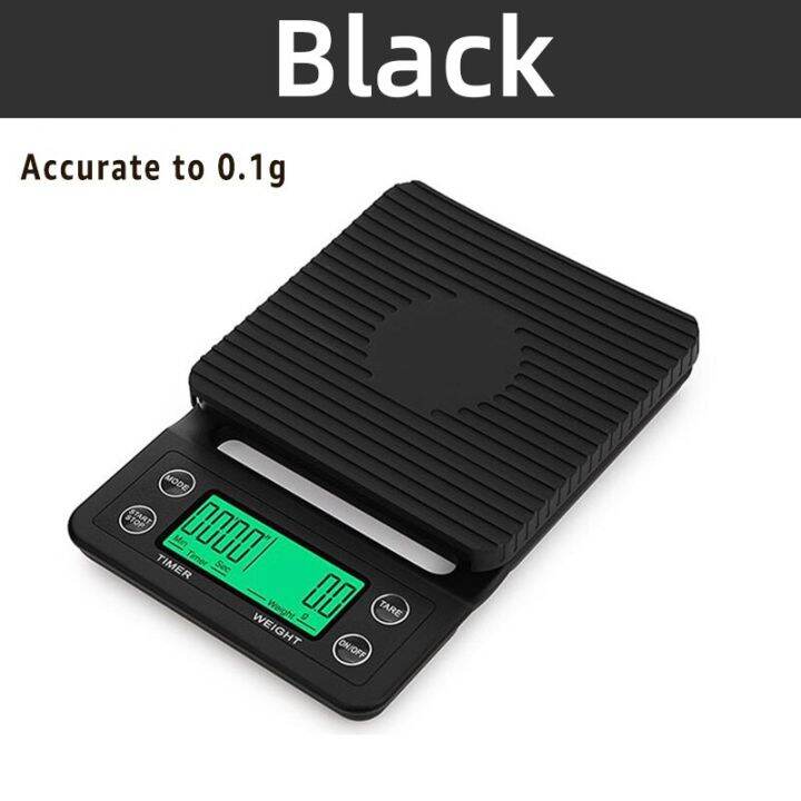 Household Drip Coffee Scale With Timer 0.1G High Precision Electronic ...
