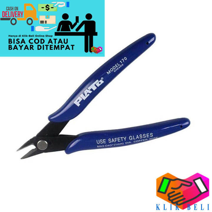 Klik-Beli Tang Plato Pemotong Kawat Gunting Kabel Multifungsi Stainless ...