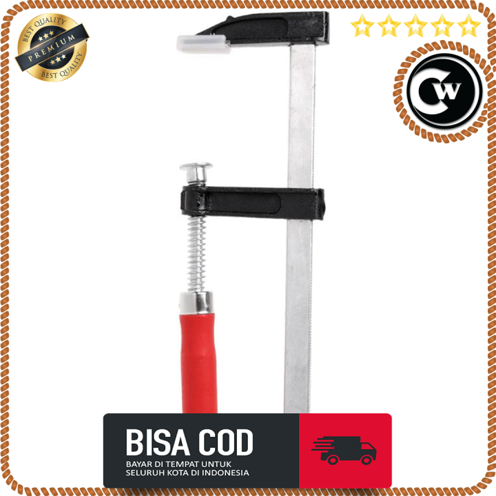 COD Klem Jepit F Clamp Papan Kayu 5x20cm 5x30cm 8x20cm Heavy Duty ...
