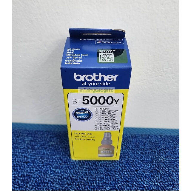 HOT FMNHR Genuine Brother BT5000Y Ink (Yellow) | Lazada PH