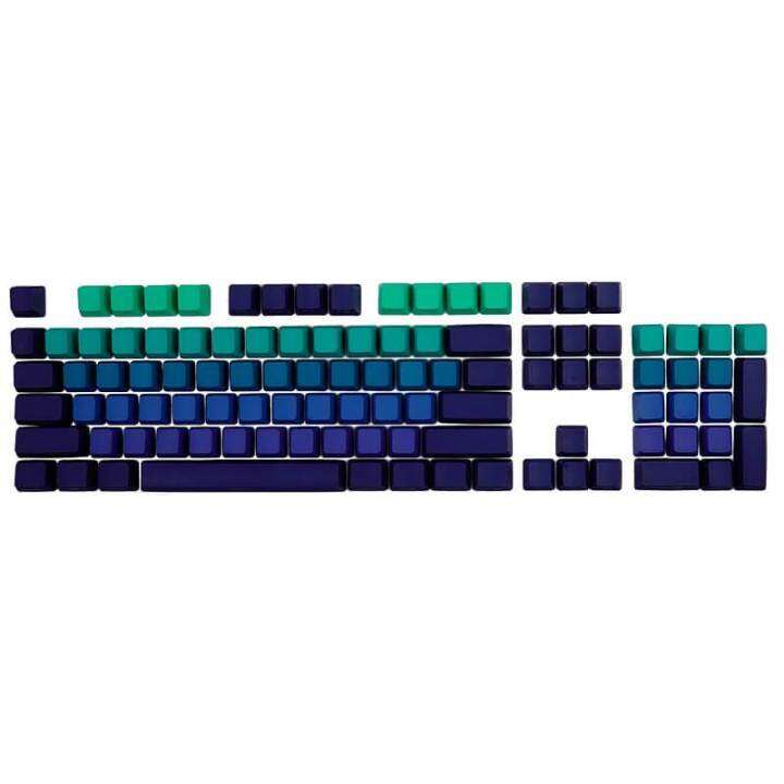 idobao Gradient Keycaps Blue Purple Orange PBT Keycap Double-color ...