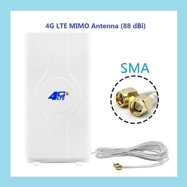 [Hot sales]ↂ 88dBi 4G LTE MIMO Antenna Booster for Globe at Home and PLDT with 2 SMA Connectors ...