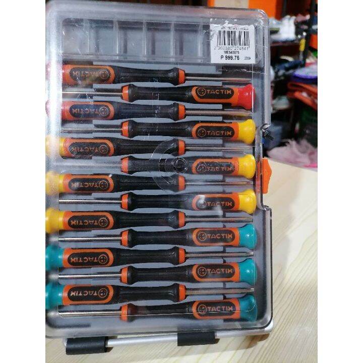 tactix precision screwdriver set. for small screws | Lazada PH