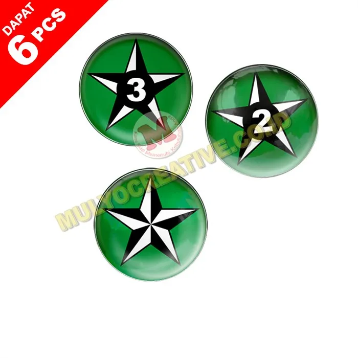 Pin Bintang Tahunan Pramuka All Warna Pin Bros Bintang Tahunan Atribut ...