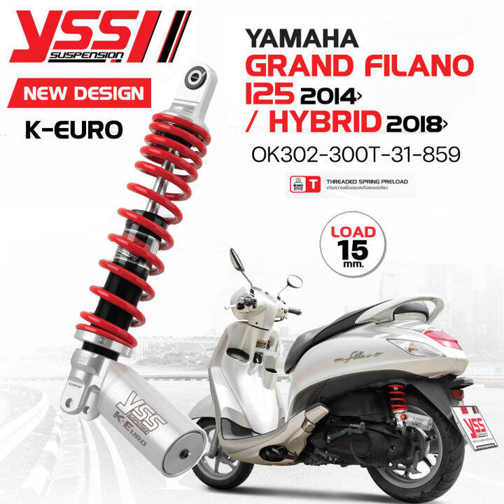 โช๊ค YSS K-Euro Grand Filano 2014-2022 ความยาว 315 มม และ300มม. ประกันศูนย์ 12 เดือน | Lazada.co.th