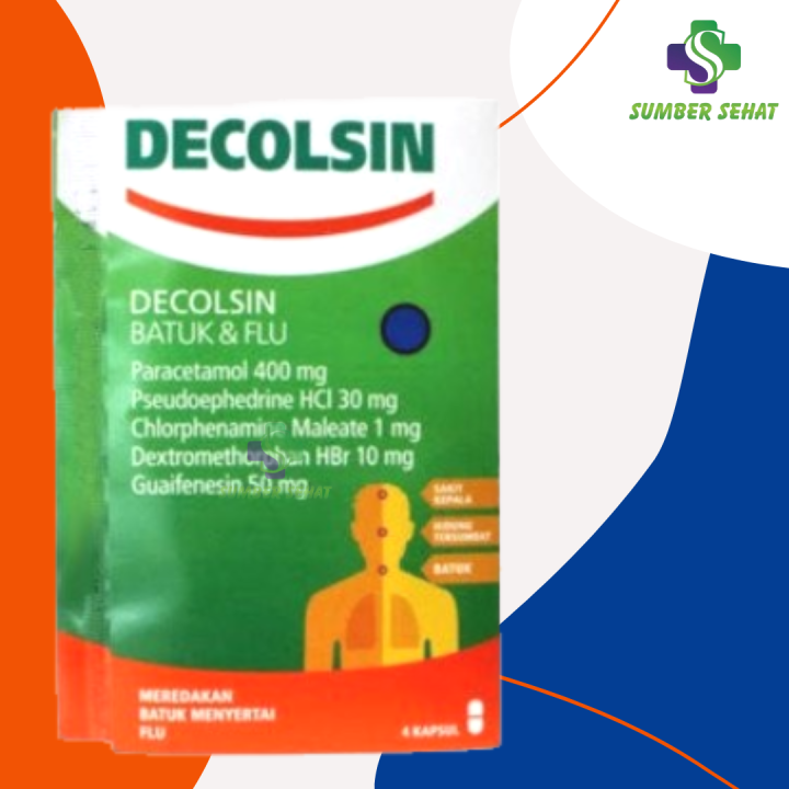 DECOLSIN STRIP ISI 4 KAPSUL | Lazada Indonesia