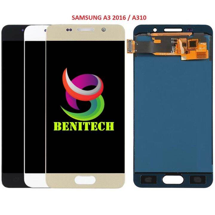 LCD SAMSUNG GALAXY A3 2016 / A310 / A310F FULLSET + TOUCHSCREEN ~ BISA KONTRAS ~ KUALITAS AAA ...